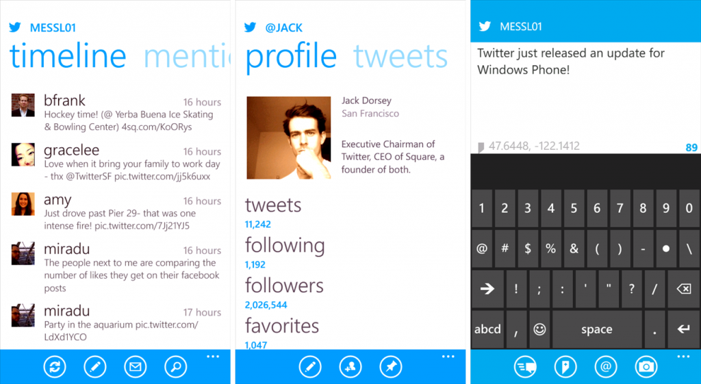 Twitter se actualiza en Windows Phone y anuncia versión para Firefox OS