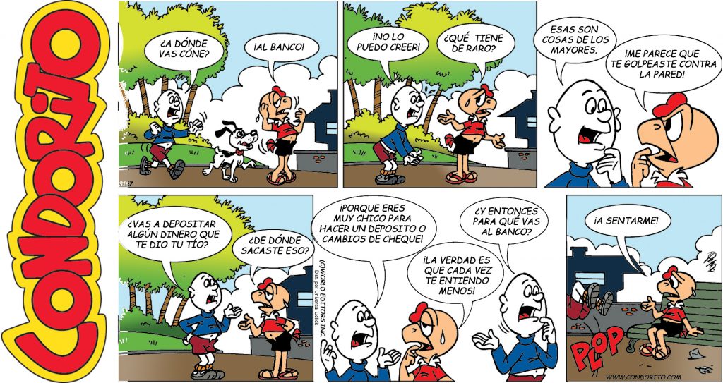 66 años cumple Condorito. ¡PLOP!